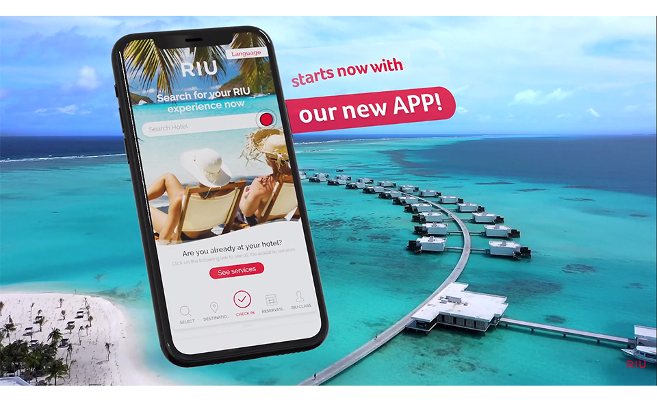 Cadeia RIU Hotels & Resorts lança nova App